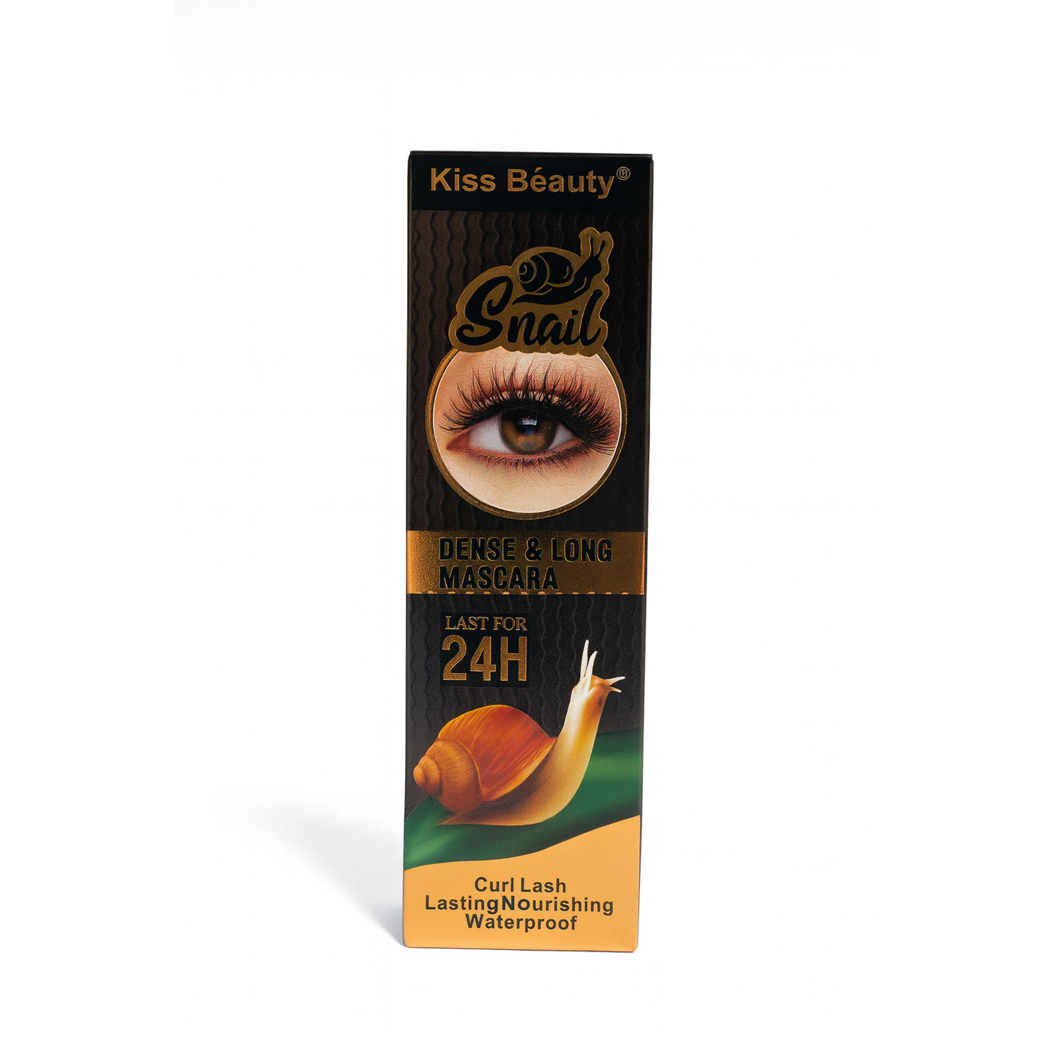 Kiss Beauty Snail Dense Long Mascara. Rimel profesional pentru gene de ...